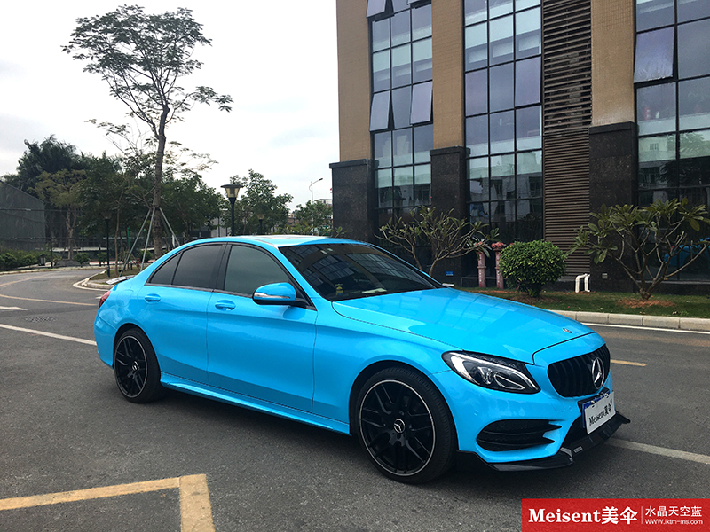 水晶天空蓝(奔驰） - Meisent Film 改色膜官网
