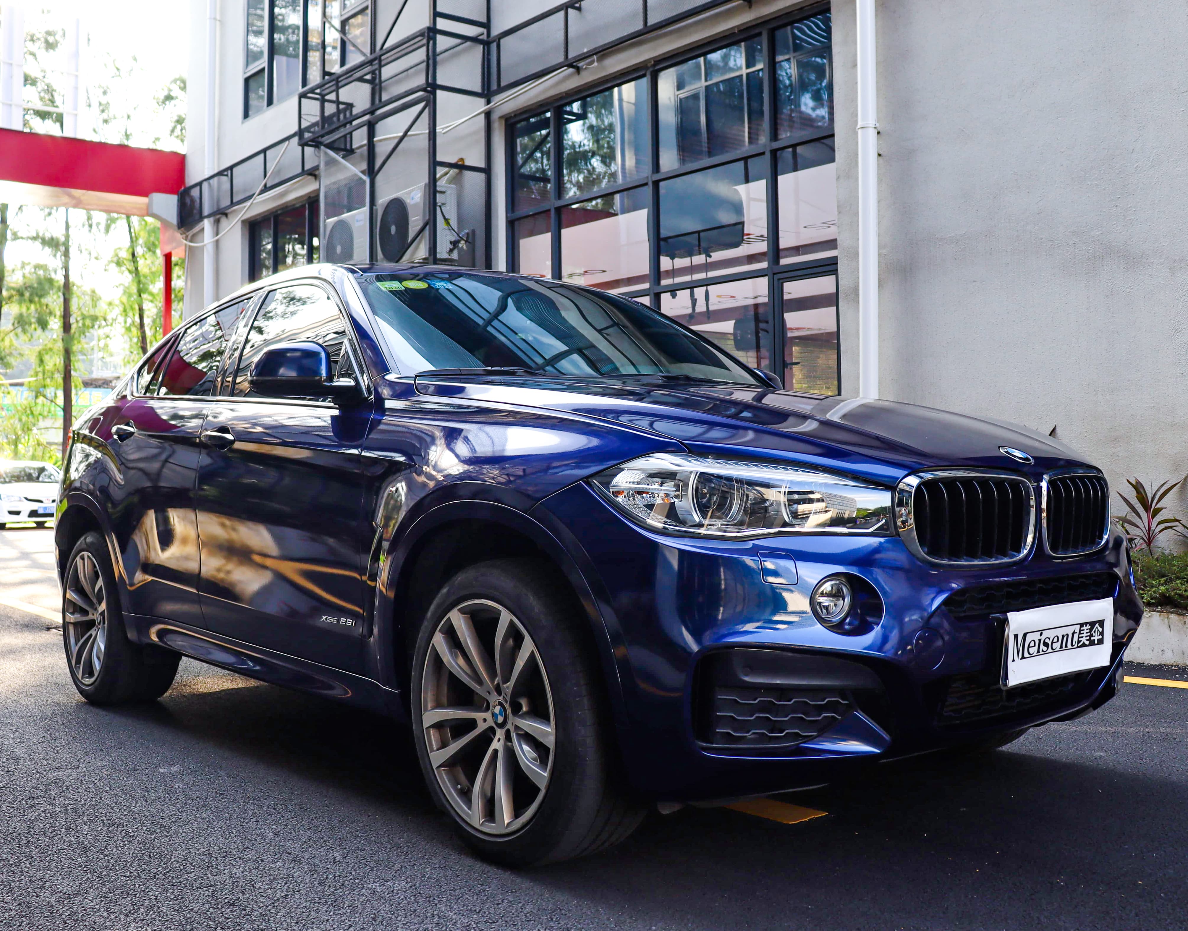 宝马X6-丹泉石蓝 - Meisent Film 改色膜官网