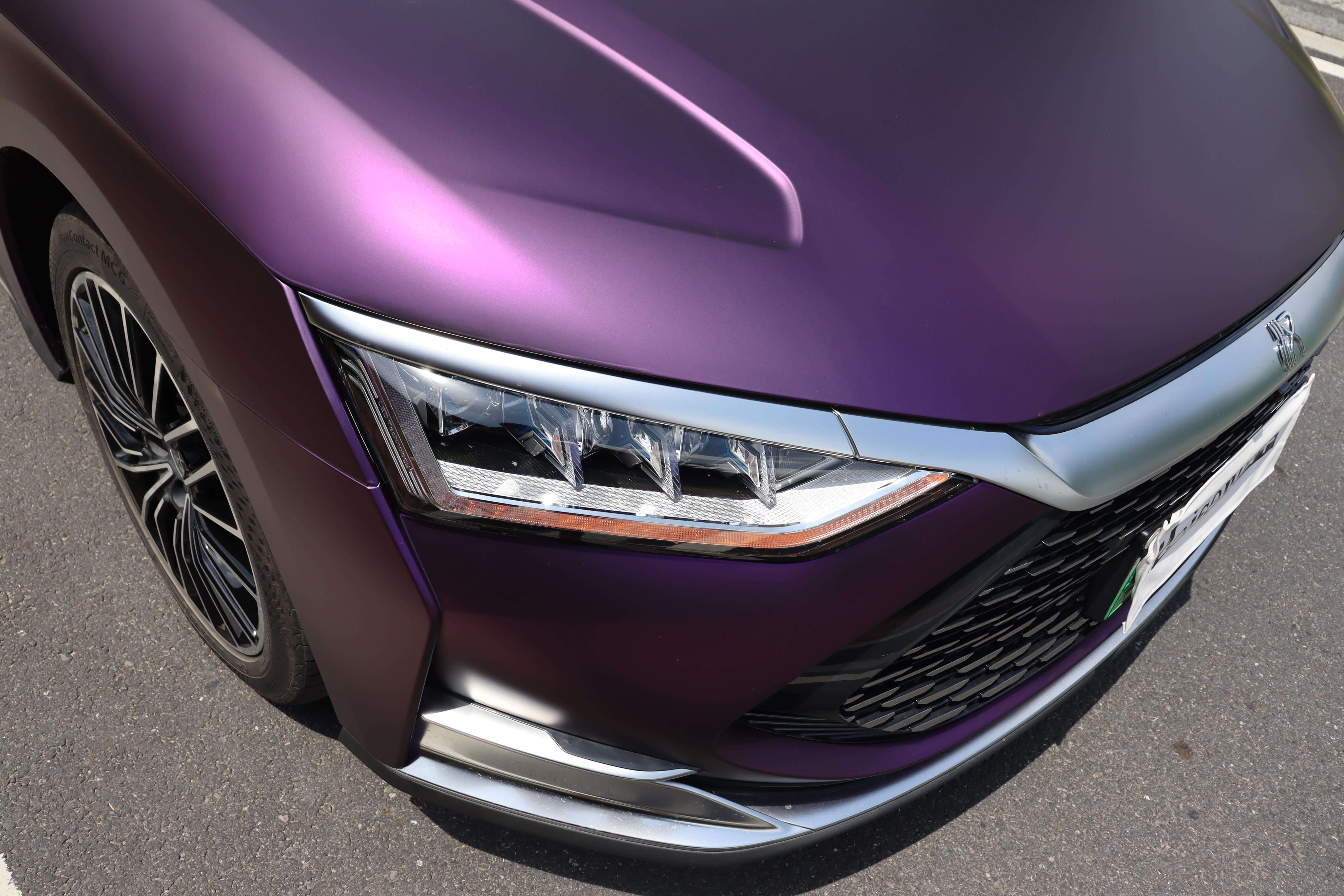 比亚迪汉 EV-超哑黑比诺紫 - Meisent Film 改色膜官网